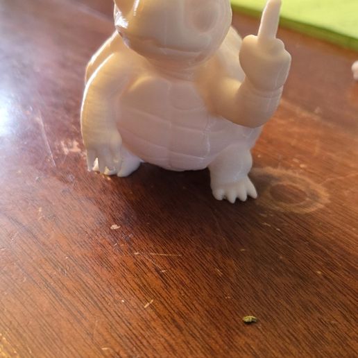 🐢 Turtle flipping the bird・ STL File for 3D printing・Cults