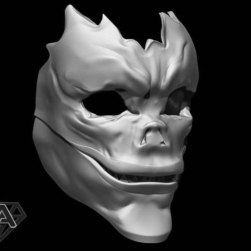 🪖 Anime Death note Ryuk custom mask・ STL File for ・Cults