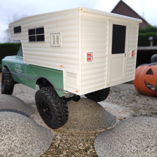🚙 Axial SCX24 Chevrolet Chevy C10 Camping shell lightweight・ STL File ...
