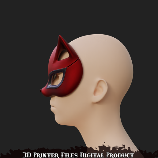 🎭 Mercy Panther Cosplay Mask OverWatch 2 Persona Colab・ 3D File for 3D printing・Cults