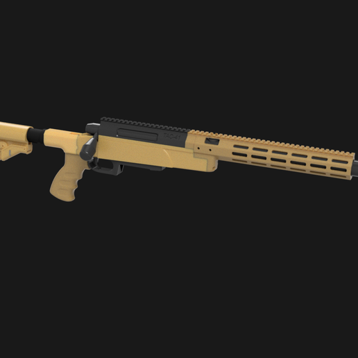 🔫 Haenel HLR338 TAC41 Stock by BENen3D・ 3D File for 3D printing・Cults
