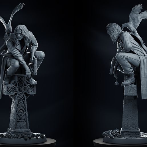🐦 The Crow 3D Print・ 3D File for 3D printing・Cults