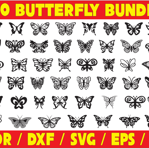 simple butterfly shape cutting