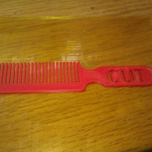 Free 3D file scissors over comb Barbers comb ️ ・3D print model to ...