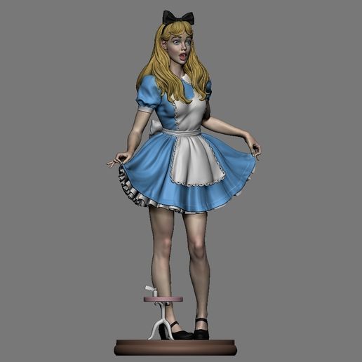 👩 Alice in Wonderland・ OBJ File for ・Cults