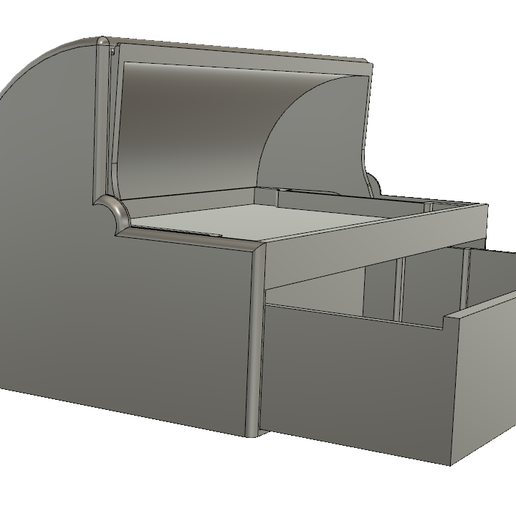 🪄 Magic box! drawer with automatic lid・ STL File for ・Cults