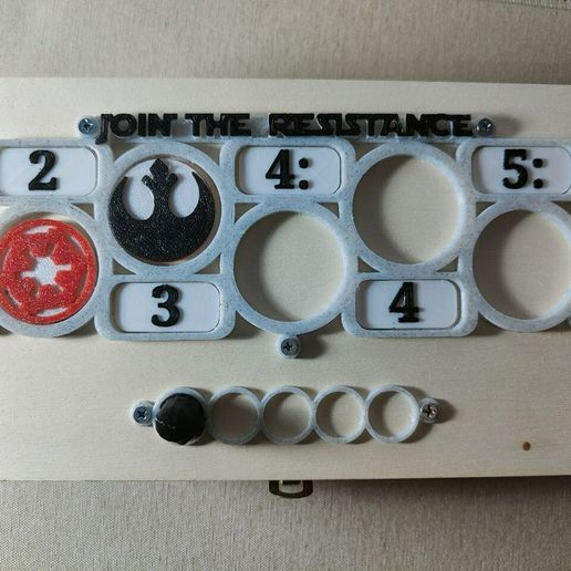 STL file Avalon (The resistance) Adapted to Star Wars - Boardgame DIY ⭐ ...