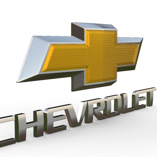 🚙 chevrolet logo・ STL File for 3D printing・Cults