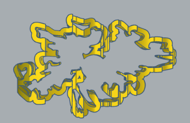 🧩 malvinas puzzle keychain map・ STL File for 3D printing・Cults