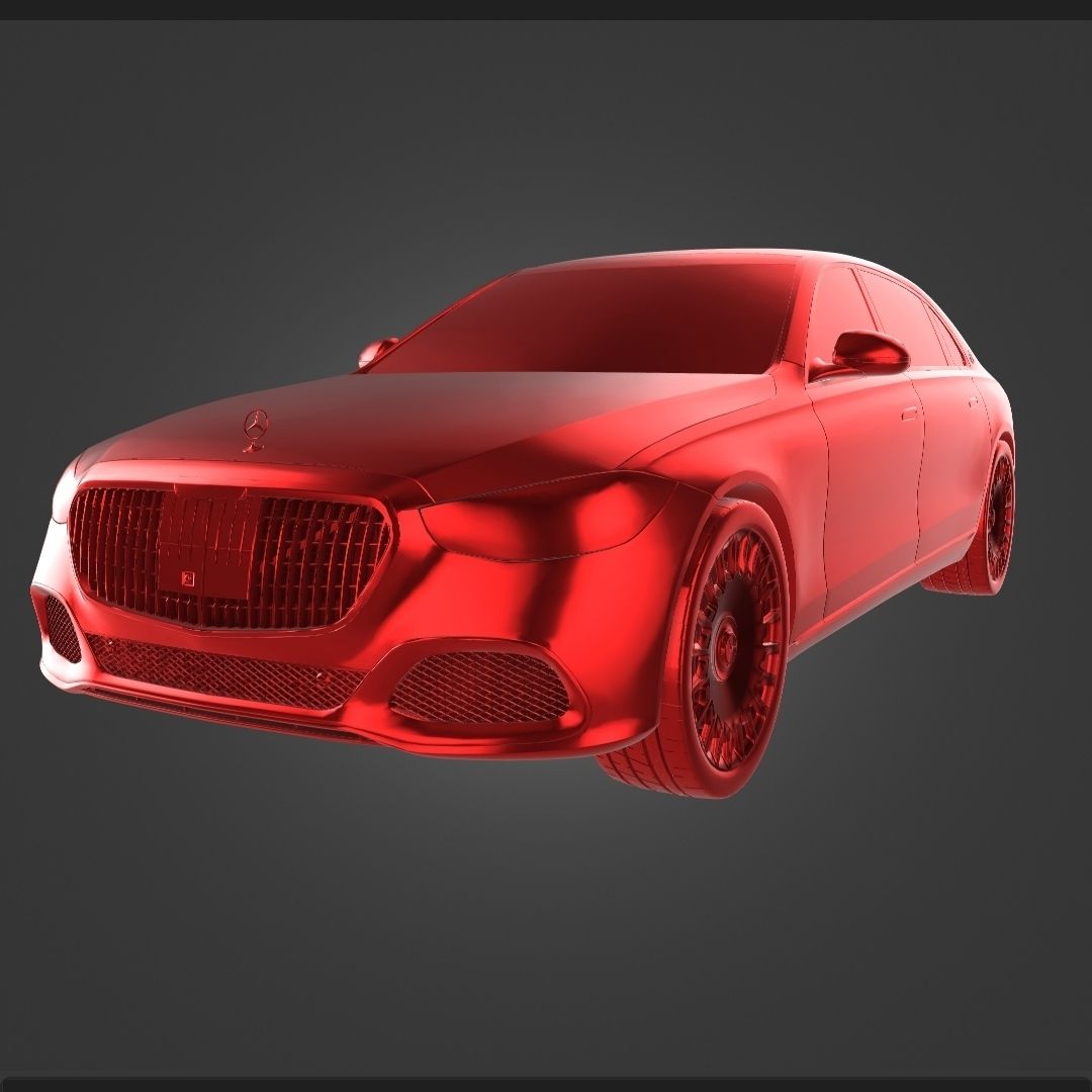 STL file Mercedes S680・Design to download and 3D print・Cults