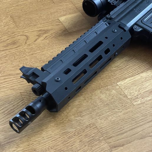 🗼 Tokyo Marui Type 89 Short barrel + Mlok handguard・ STL File for 3D ...