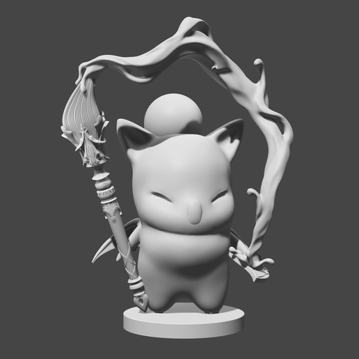 🎨 Moogle Pictomancer Final Fantasy XIV・ STL File for 3D printing・Cults