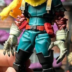 3D file Vigilante Deku V1 add-on parts for Amazing Yamaguchi Izuku ...