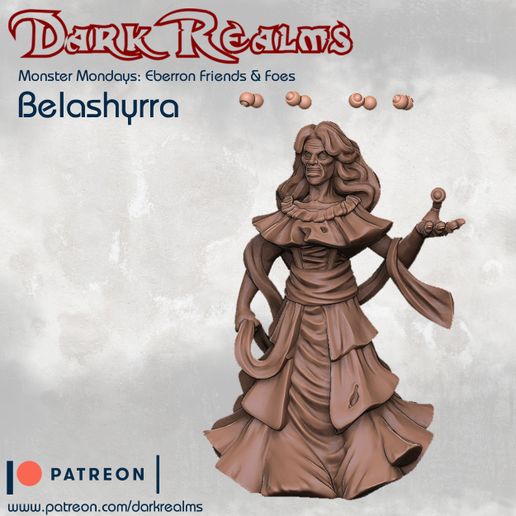 👹 Monster Mondays: Belashyrra・Free STL File for ・Cults