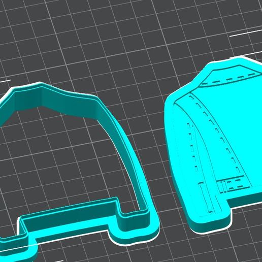 🍪 Denim Jacket Cookie Cutter and Debosser・ STL File for 3D printing・Cults