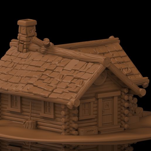 🏗️ Fantasy Cottage・ STL File for ・Cults
