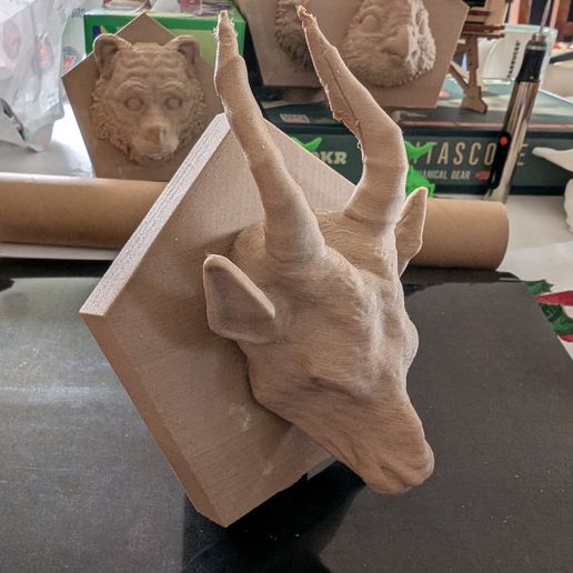 🗿 Antelope Patrol Pole Topper・ 3MF File for 3D printing・Cults