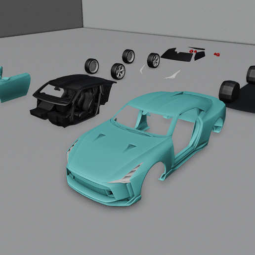 STL file Nissan GT-R50 2021 🏎️ ・3D printing template to download・Cults