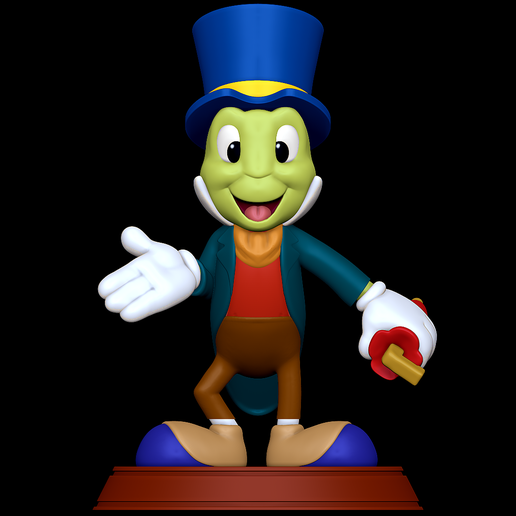 🦗 Jiminy Cricket - Pinocchio・ 3D File for 3D printing・Cults