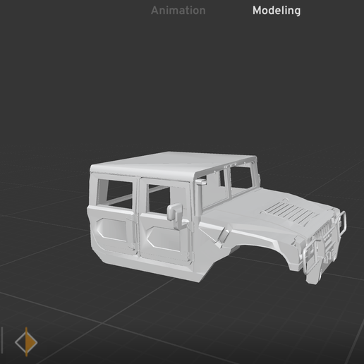 🚕 Humvee crew cab・ STL File for 3D printing・Cults