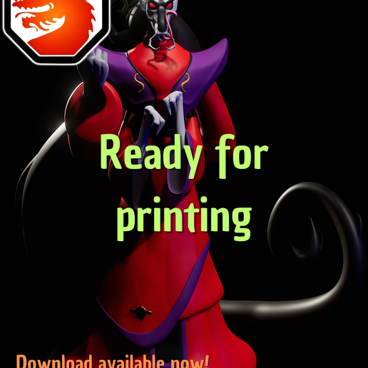 STL file Tso Lan 3D Model - Jackie Chan Adventures Villain (Version 1.0 ...