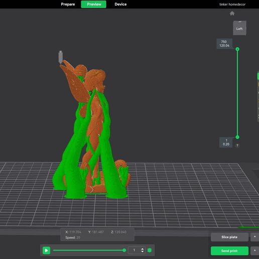 🔔 Tinker Bell・ STL File for 3D printing・Cults