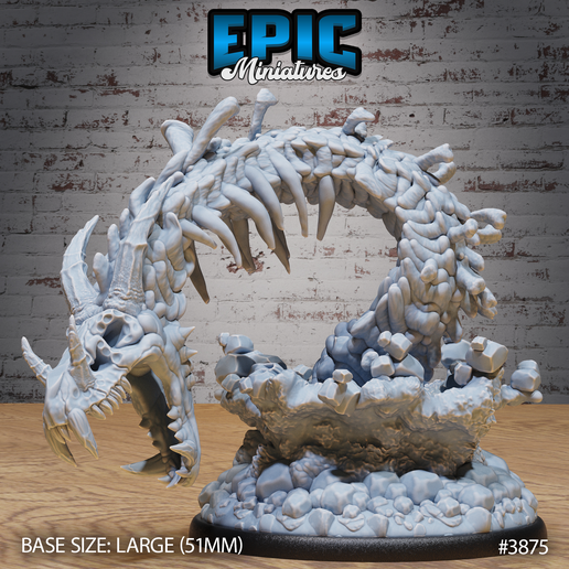 Archivo 3D Bone Naga Set ‧ DnD Miniature ‧ Tabletop Miniatures ‧ Gaming ...