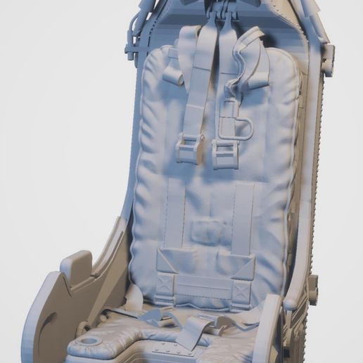 💺 EJECTION SEAT EARLY A7-E ESCAPAC IG-2 lookalike・ STL File for 3D ...
