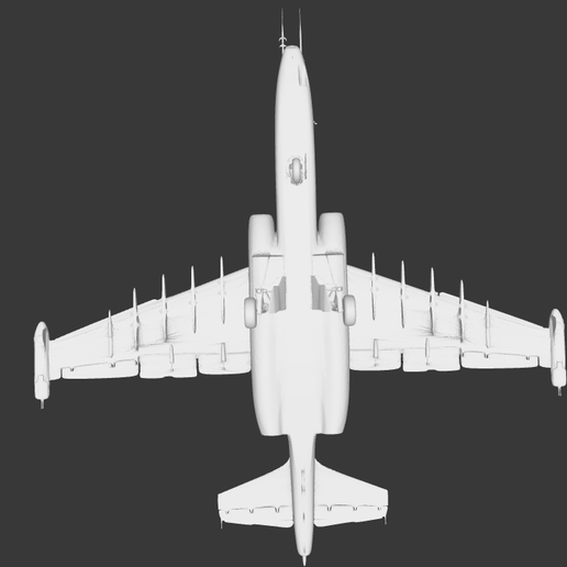 🇷🇺 Sukhoi Su-25 Frogfoot - Soviet Attack Jet - High Detail Scale Model ...