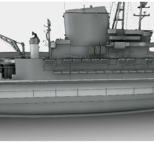 🗺️ World War Battleship – unsliced 3D OBJ data of USS Midway Aircraft ...