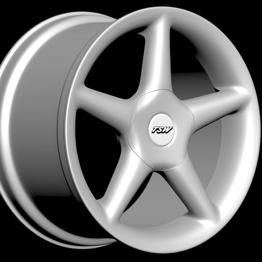 3D file TSW Stealth Rims Printable 🥷 ・Model to download and 3D print・Cults