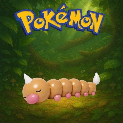 🐉 pokemon weedle sleep・ STL File for 3D printing・Cults