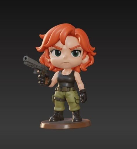 ⚙️ X11 CHIBI METAL GEAR SOLID INTEGRAL COLLECTION・ STL File for 3D ...