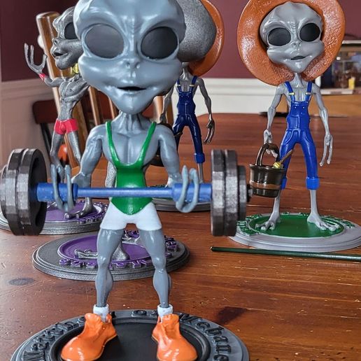 Fichier STL The Bruh-lien Alien Bro 👽 ・Design pour impression 3D à ...