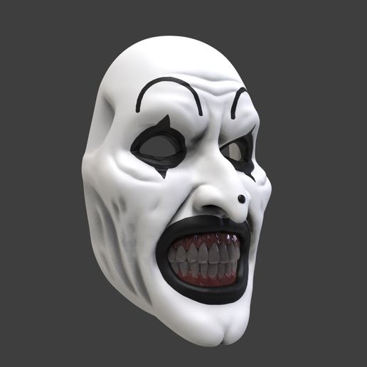 Archivo STL Terrifier Mask 🎨 ・Design para impresora 3D para descargar・Cults