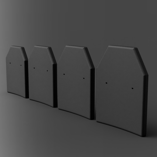 🔫 SET OF SAPI PLATES IN S M L AND XL - CURVED・ STL File for 3D printing ...