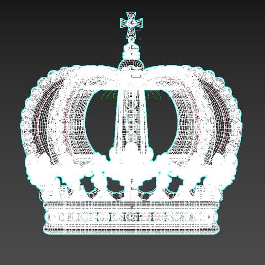 👑 corona・Archivo STL para ・Cults