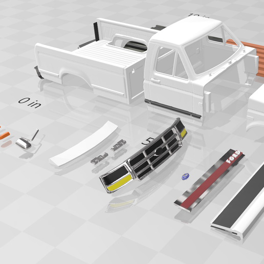 🚙 1993 ford f150 Rc Body・ STL File for 3D printing・Cults