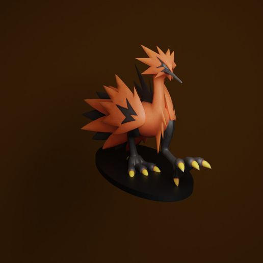 STL file POKEMON Zapdos Galar 🐉 ・3D printing model to download・Cults