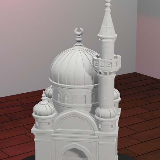 🕌 Mosque Building・Free STL File for 3D printing・Cults