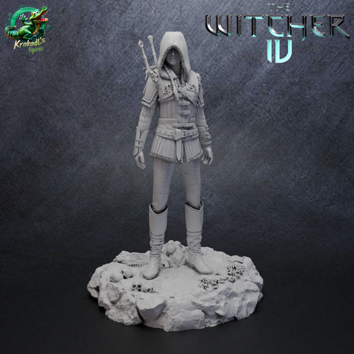🗿 Ciri Witcher 4・ 3D File for 3D printing・Cults
