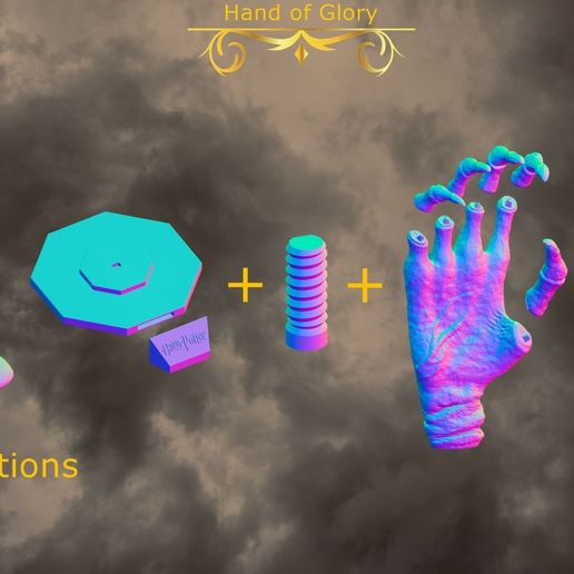 Hand of Glory - Harry Potter・ 3D File for 3D printing・Cults
