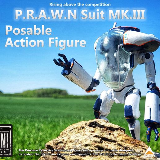 👽 Posable Prawn Suit - Subnautica・ 3D File for 3D printing・Cults
