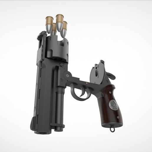 🎬 Samaritan revolver from the Hellboy 2004 3d print・ STL File for 3D ...