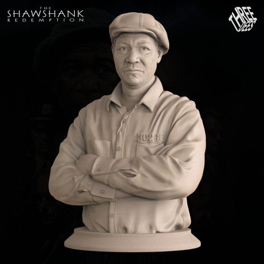 🎦 The Shawshank Redemption - Morgan Freeman As Ellis Boyd "Red" Redding ...