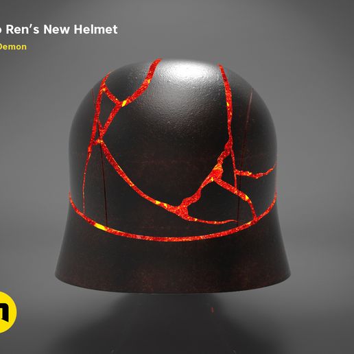 🪖 The Kylo Ren helmet destroyed - Star Wars・ STL File for ・Cults