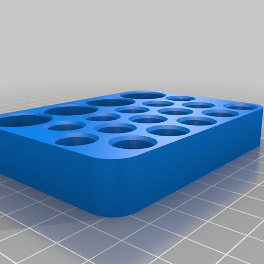 🔩 Compact ER11 Collet and Nut Stand 15pcs・Free STL File for 3D printing ...