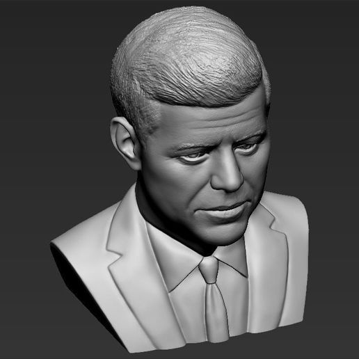 👤 John F. Kennedy bust for full color 3D printing・ 3D File for 3D ...