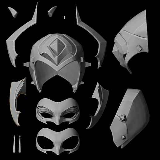 3D file Hela - Goddess of Death skin - Helmet - Marvel Rivals Cosplay ...