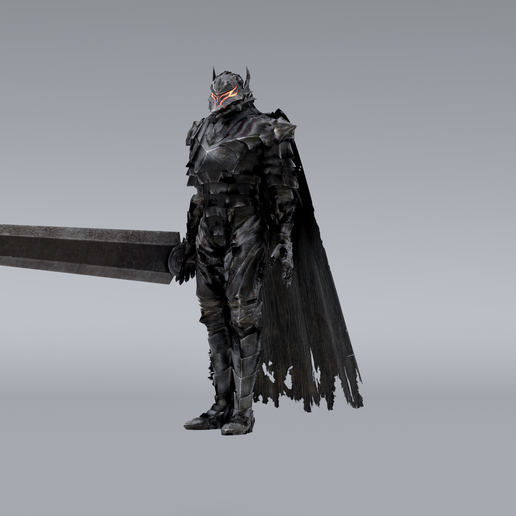 STL file guts berserker - rigged/posable [stl included] 🦸 ・3D printable ...